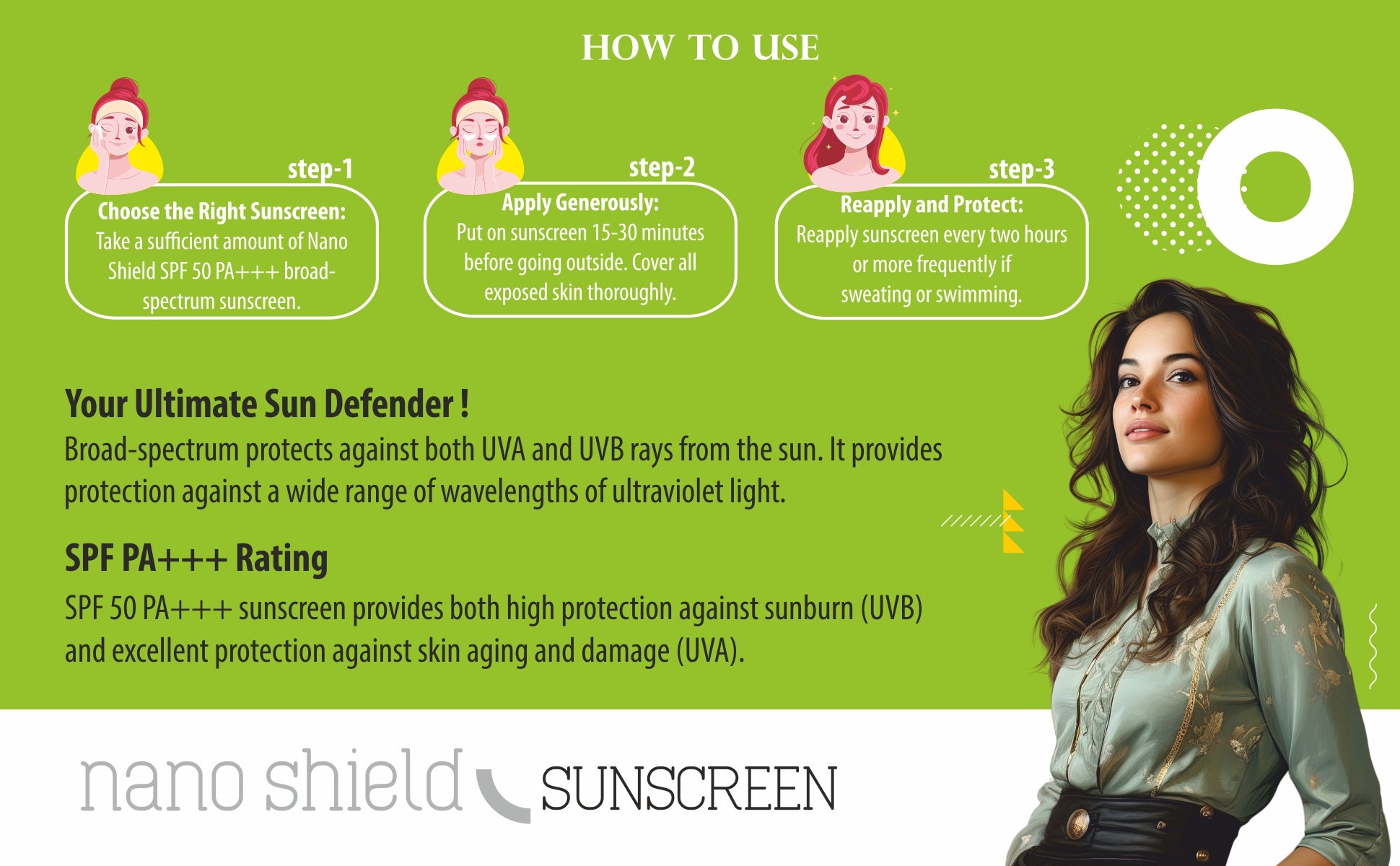 Nano Shield Niacinamide SPF 50 PA+++ Sunscreen Lotion – Olefia Limited