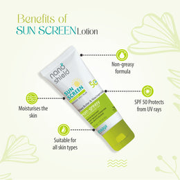 Nano Shield Niacinamide SPF 50 PA+++ Sunscreen Lotion – Olefia Limited